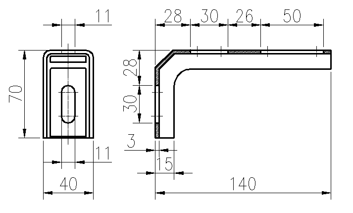 STAINLESS STEEL SIDE BRACKETS ADJUSTABLE BRACKETS 70*70*40 FOR CONVEYOR ...