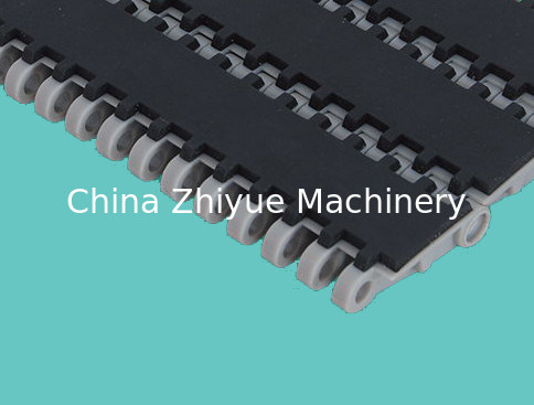 ZY900FT-R2 Plastic flat top food grade modular belt rubber friction top ...