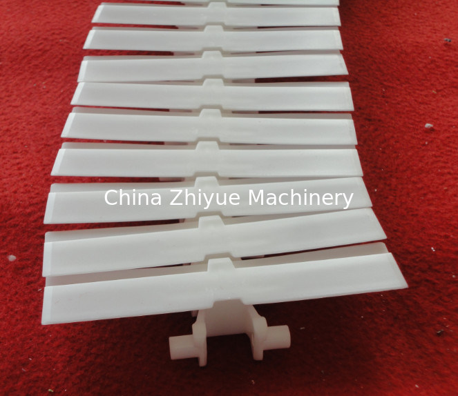Flexible conveyor plain chains flat top chain XL175mm acetal slat top ...