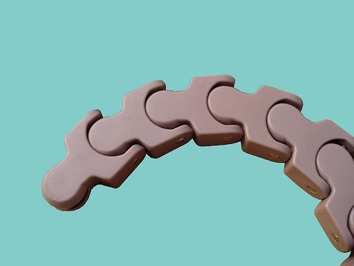 Crate conveyor chains 1701/1701TAB Multi-flex transport plastic chains ...