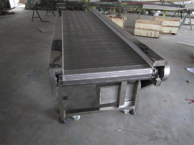 SS wire mesh belts slat band conveyor belts Open top belts stainless ...